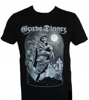 Grave Digger "Skeleton Bagpiper" T-Shirt-TS-0114